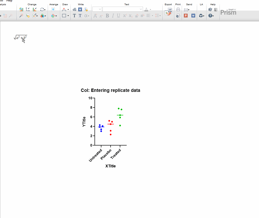 Troubleshooting Writing Equations On A Prism Graph Or Layout FAQ 1427 GraphPad